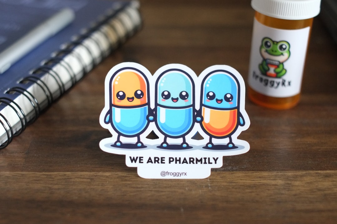 Pharmacy Stickers We Are Pharmily for Pharmacists, Technicians ...