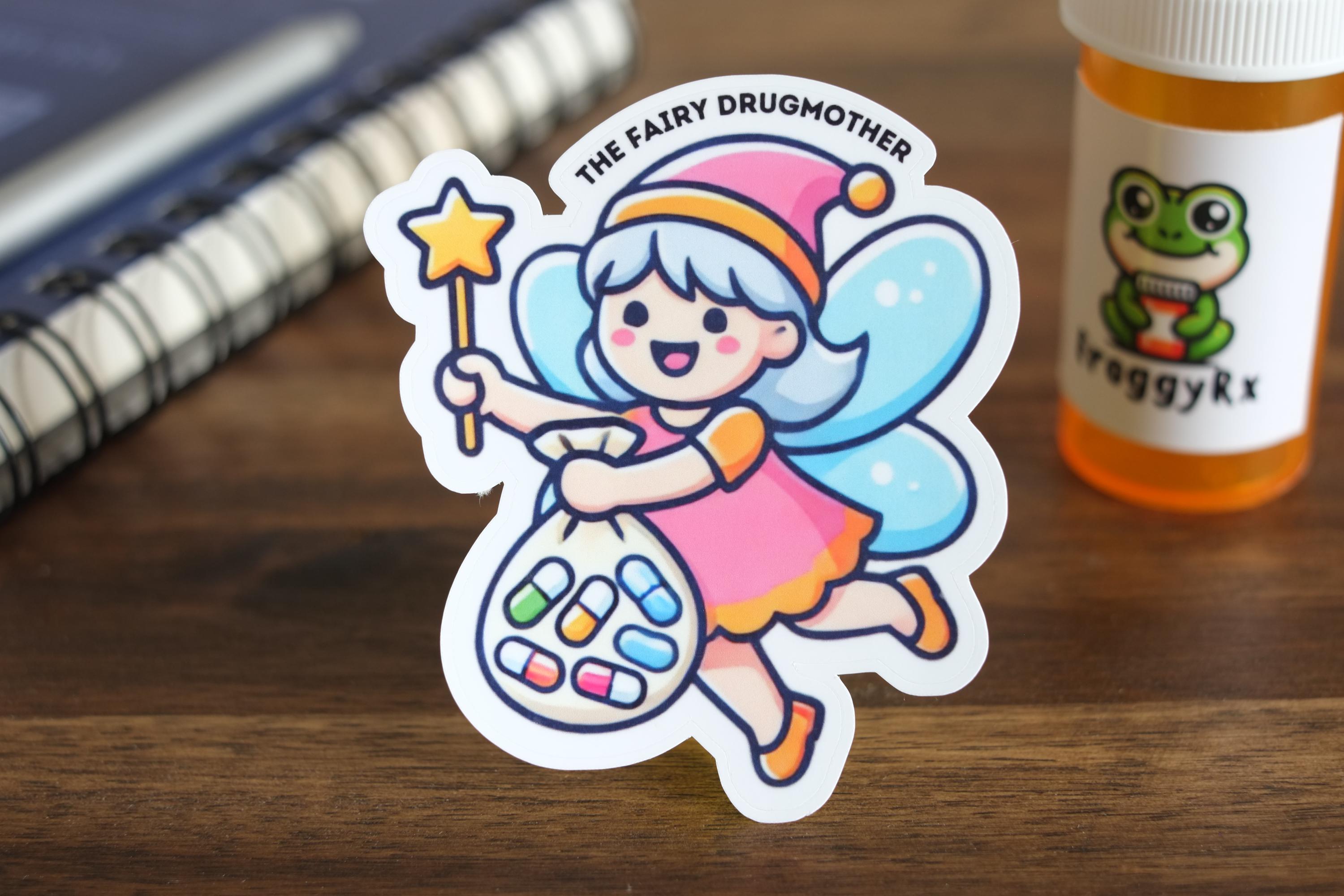 Pharmacy Stickers Fairy Drugmother for Pharmacists, Technicians ...