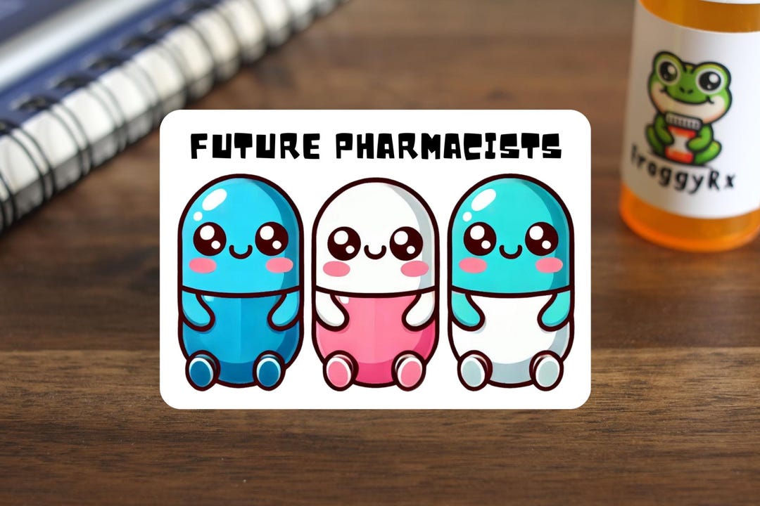 Pharmacy Stickers Future Pharmacists Gifts for Pharmacy Students Funny ...