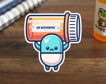 Pharmacy Stickers Chill Pill for Pharmacists, Technicians, Students ...