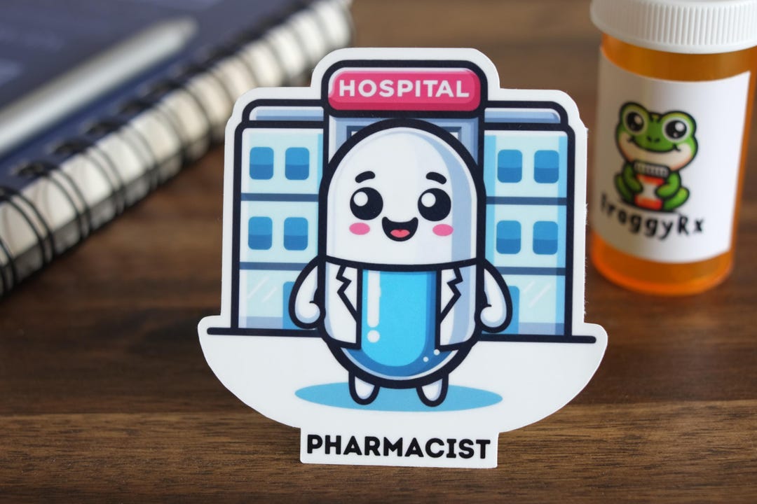 Pharmacy Stickers Hospital Pharmacists, Technicians, Students ...