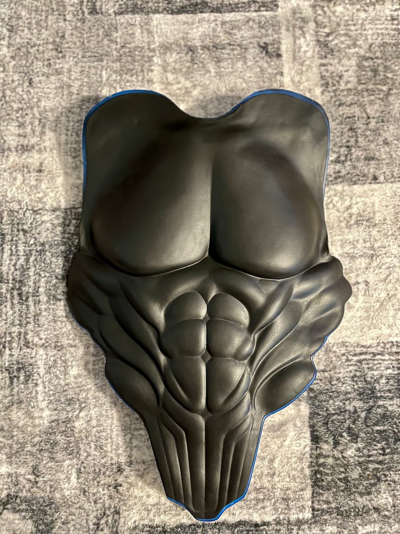 Super Hero Muscular Chest Armor, Flexible Urethane Rubber, Handmade ...