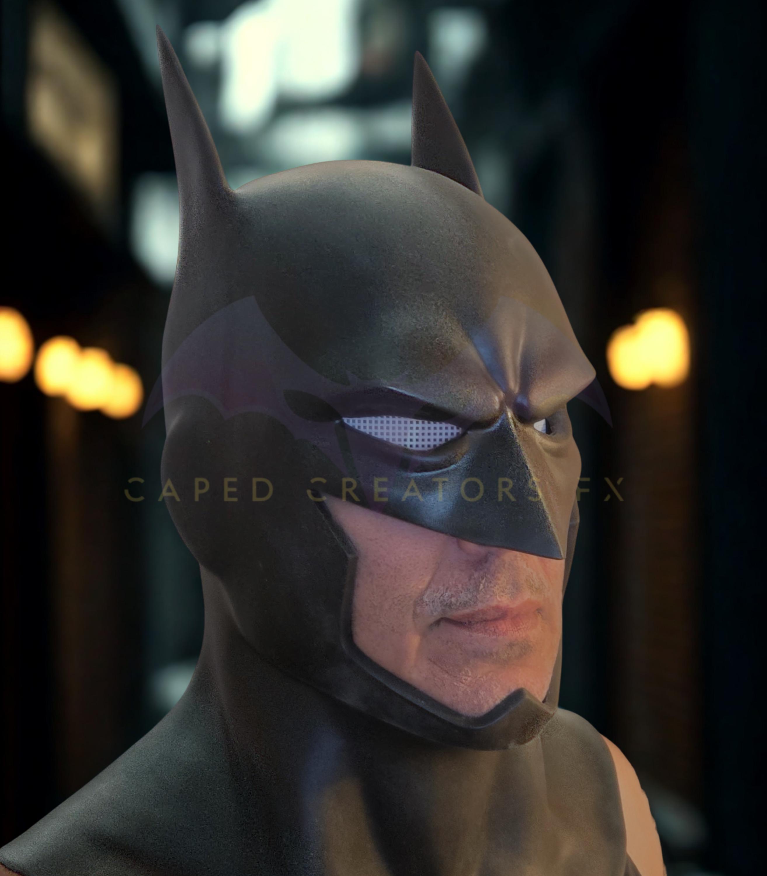 Handmade Flexible Urethane Bat Hero Cowl – Lightweight, Durable and ...