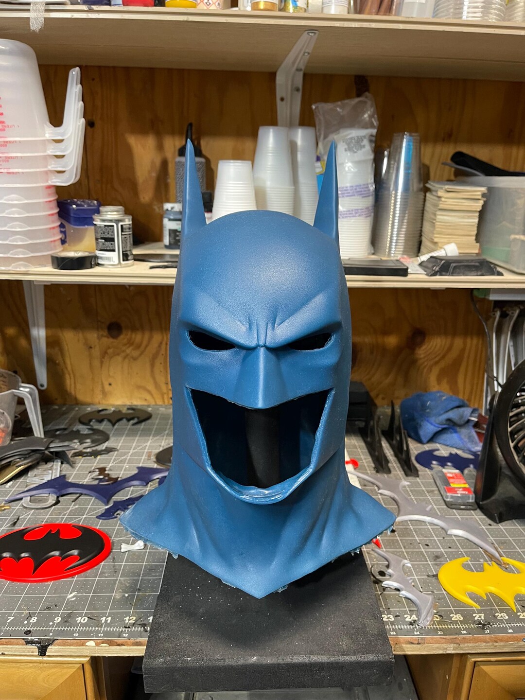 Minor Blemish Bat Hero Cowl, Flexible Urethane Rubber, Handmade ...