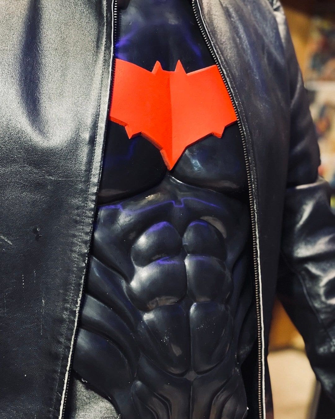 Bat Hero Chest Armor red Design, Flexible Urethane Rubber, Handmade ...