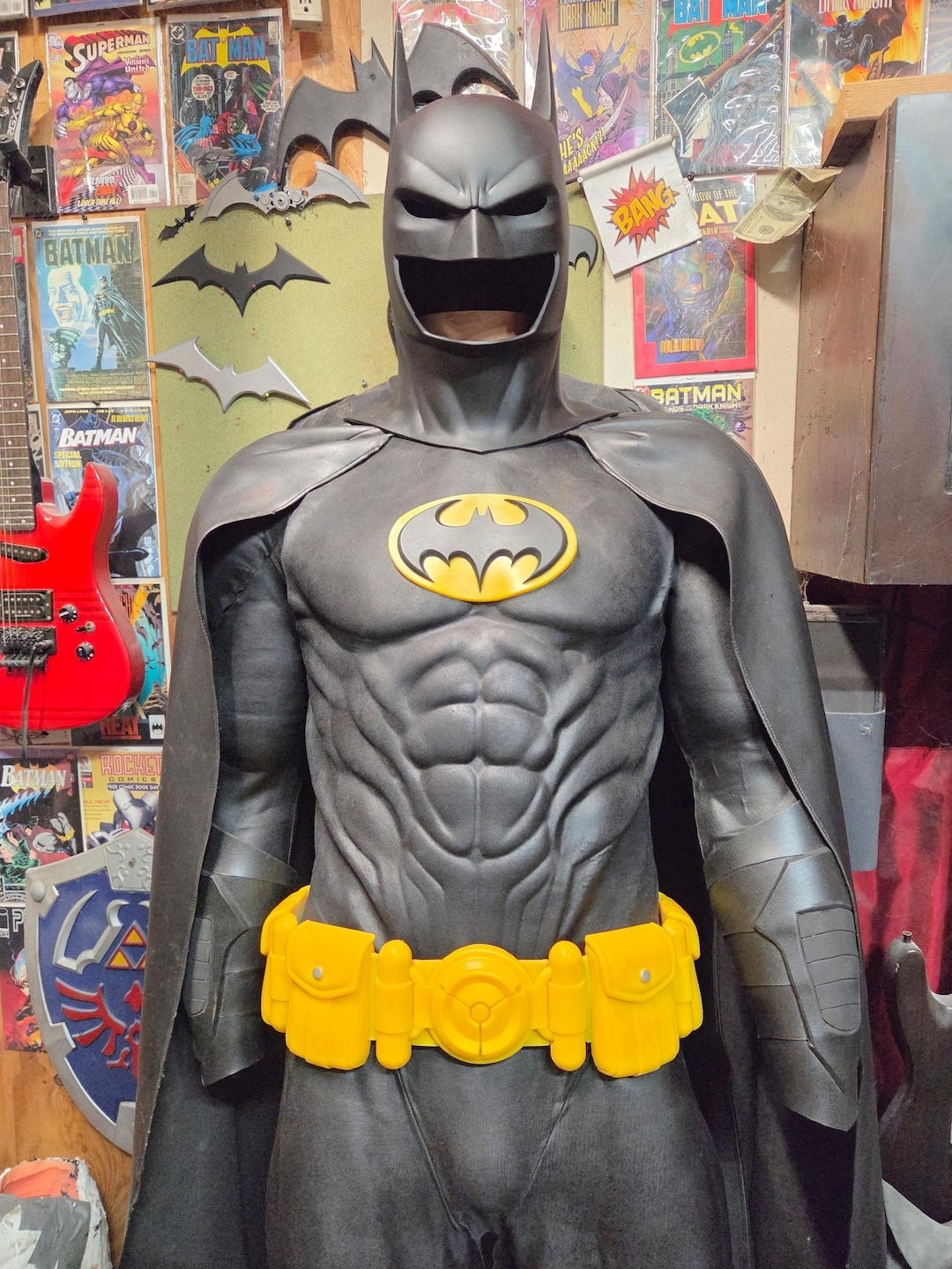 Custom Hero Utility Belt – Flexible Urethane Rubber, Handmade Cosplay ...