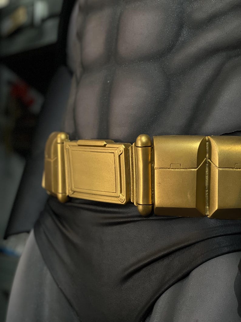 Custom Hero Utility Belt – Flexible Urethane Rubber, Handmade Cosplay ...
