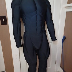Custom Commissioned Foam Muscle Body Undersuit, Flexible Lycra Fabric ...