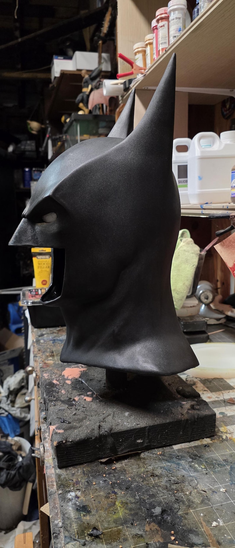 Handmade Flexible Urethane Bat Hero Cowl – Lightweight, Durable and ...