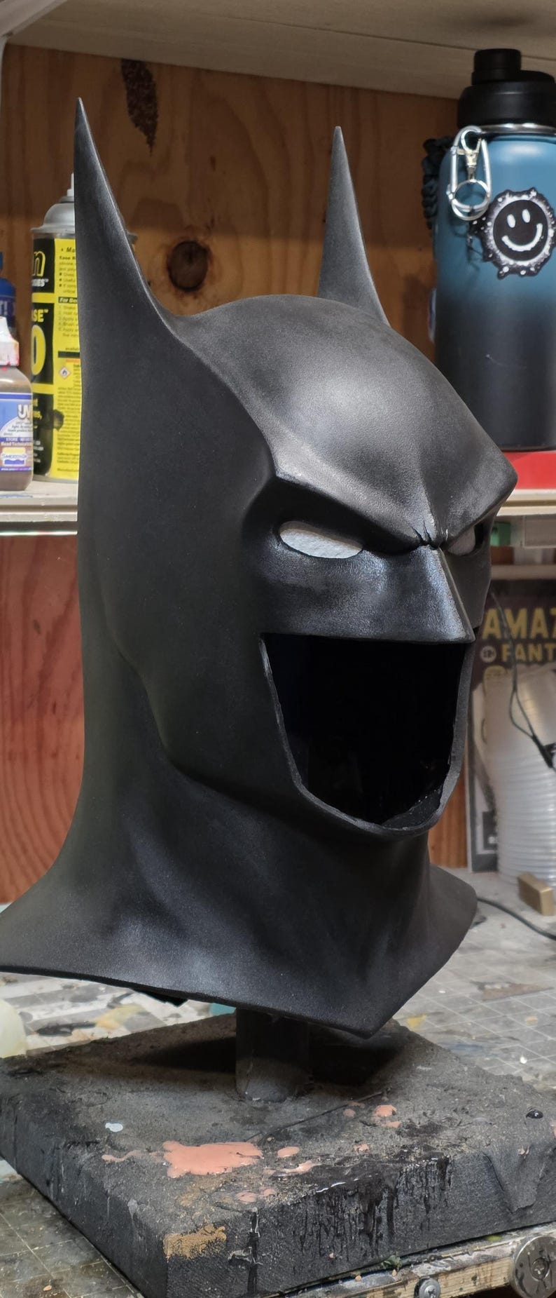 Handmade Flexible Urethane Bat Hero Cowl – Lightweight, Durable and ...
