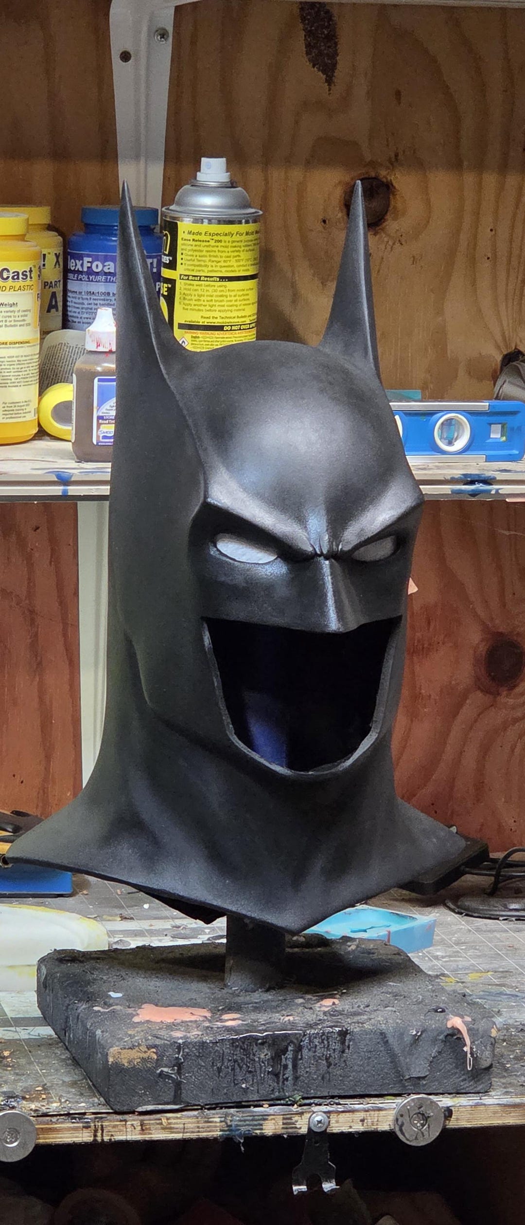 Handmade Flexible Urethane Bat Hero Cowl – Lightweight, Durable and ...