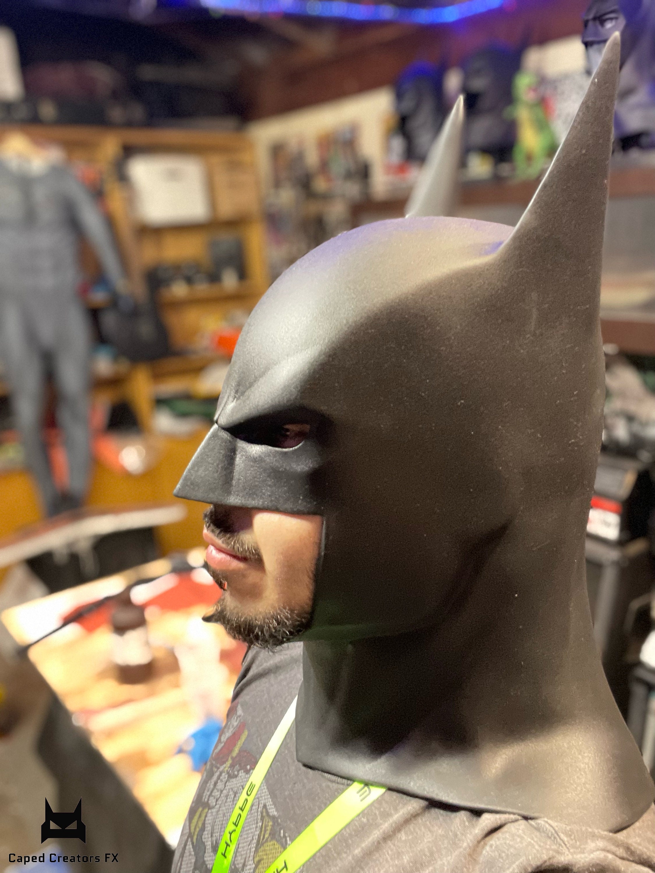 Handmade Flexible Urethane Bat Hero Cowl – Lightweight, Durable and ...