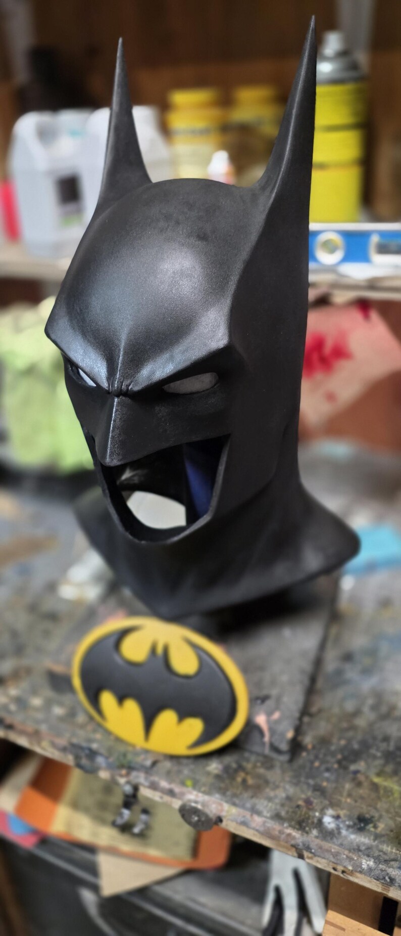 Handmade Flexible Urethane Bat Hero Cowl – Lightweight, Durable and ...