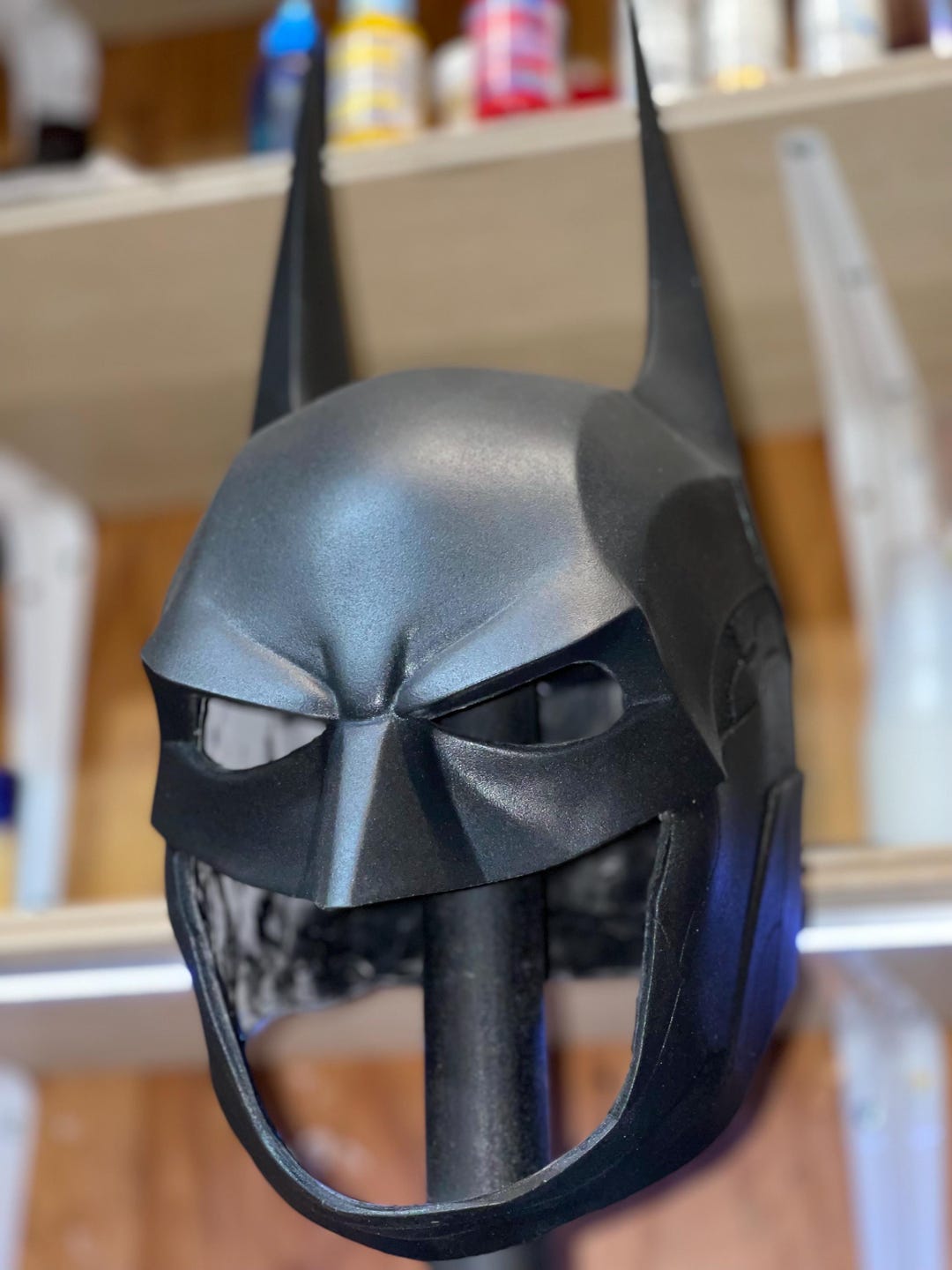 Bat Hero Cowl Wearable Flexible Urethane Rubber, Handmade, Durable and ...