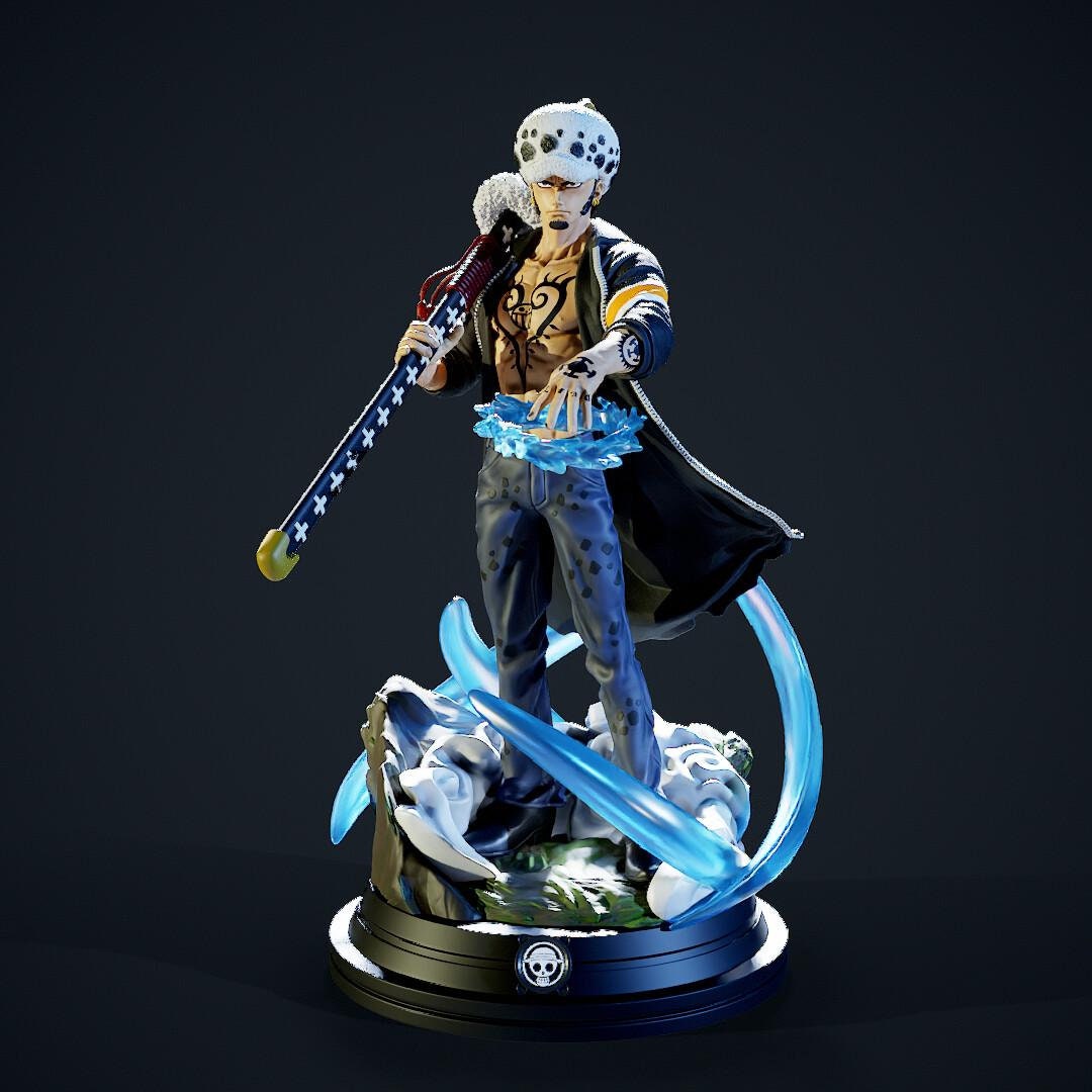 Anime Character STL File 3D Printing Digital STL File Anime One Piece ...