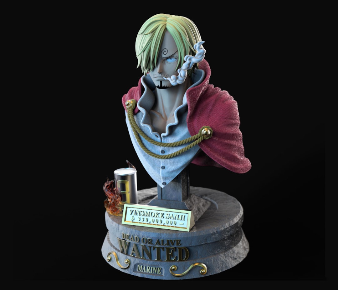 Anime Character STL File 3D Printing Digital STL File Anime One Piece ...