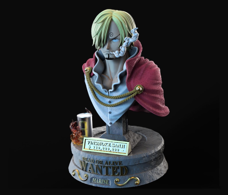 Anime Character STL File 3D Printing Digital STL File Anime One Piece ...