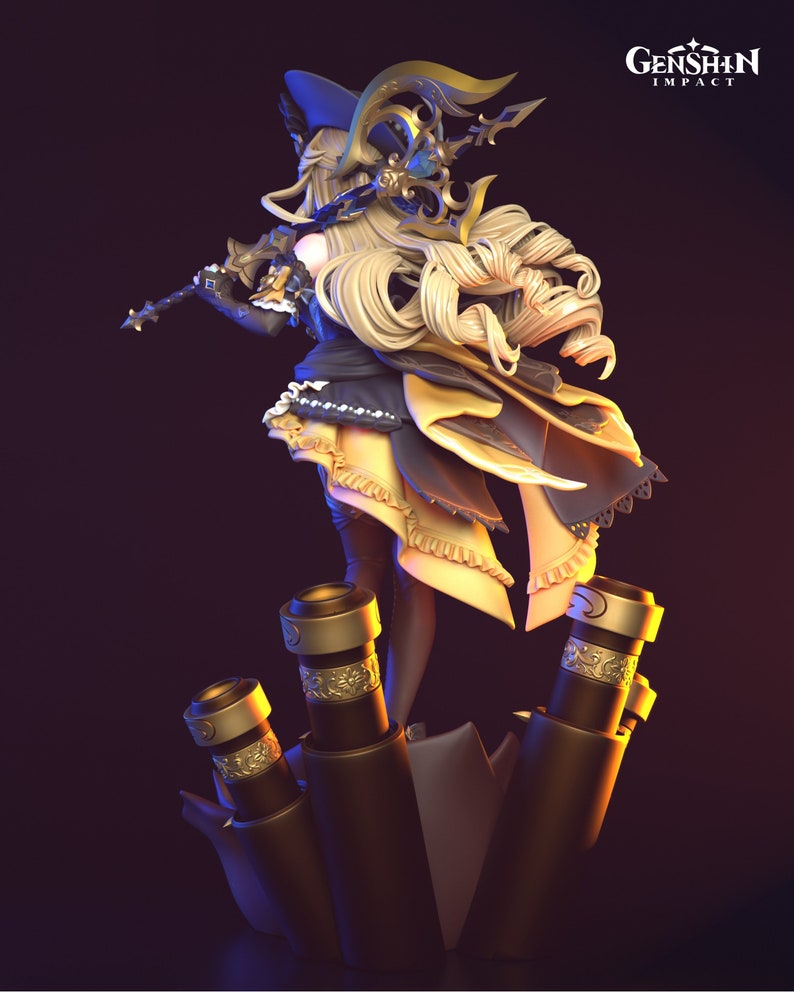 Genshin Impact STL File 3D Printing Digital STL File Navia Game Figure 0154 - Etsy Australia