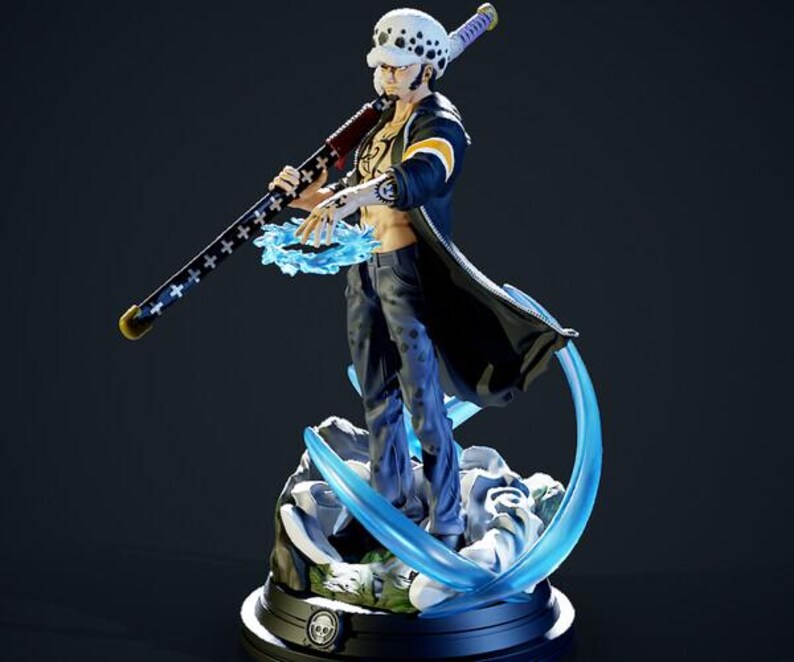 Anime Character STL File 3D Printing Digital STL File Anime One Piece ...