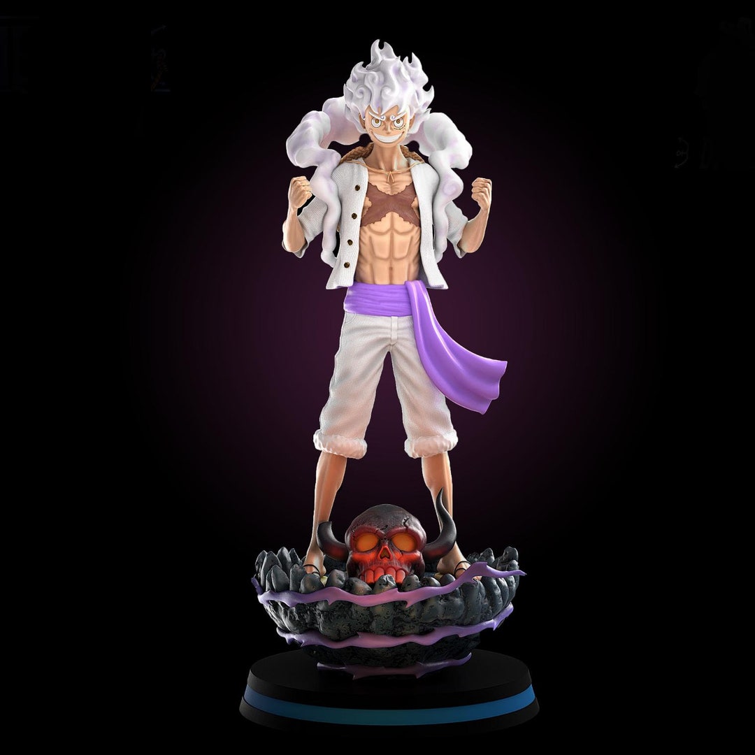 Luffy STL File 3D Printing Design File Anime One Piece Character 0119 ...