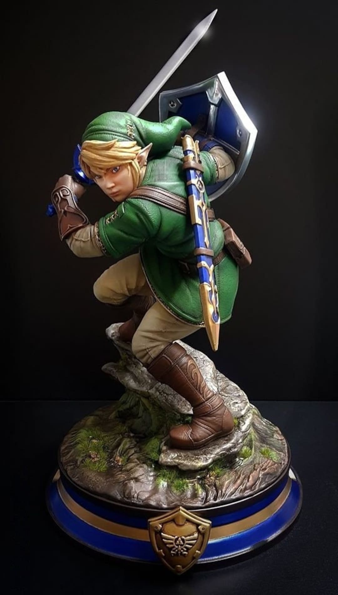 Zelda Link STL File 3D Printing Digital STL File Game Character 0075 - Etsy