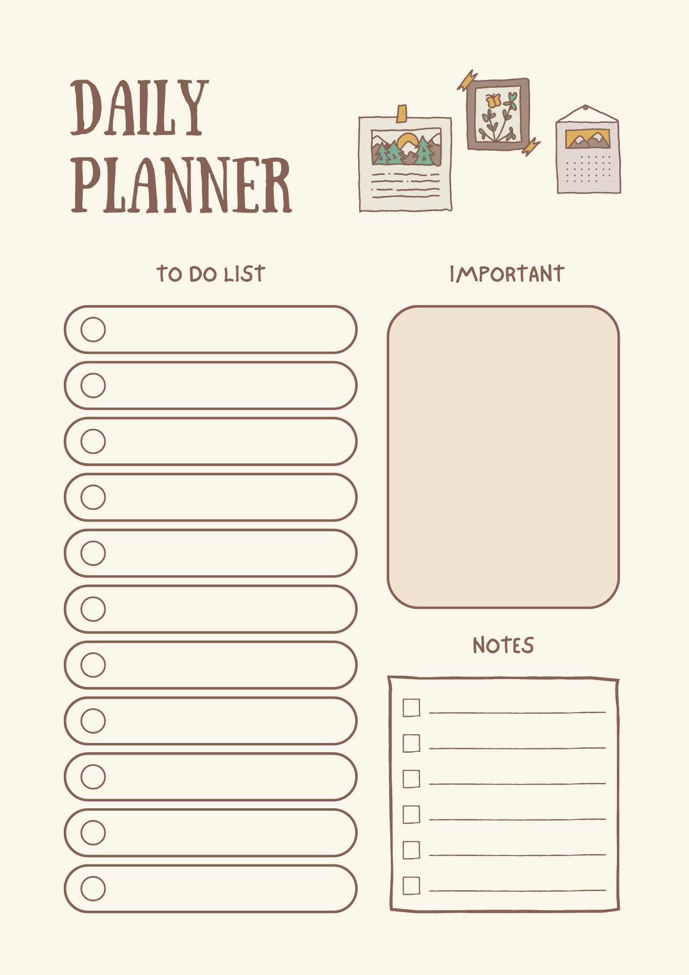 That Girl Planner Template Printable Planner Digital Instant Download ...