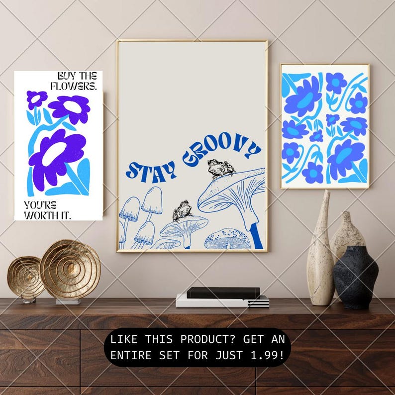 Boho Wall Art Quotes Wall Art Quotes Prints Self Love Quotes Retro Wall ...