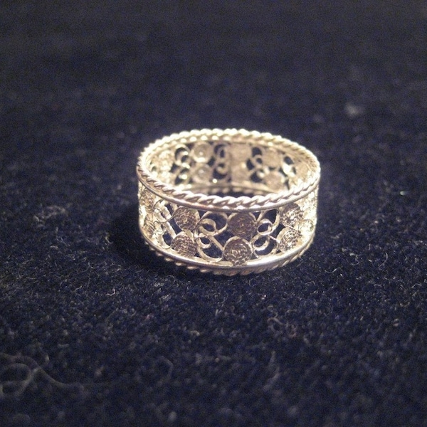 Italian Filigree Ring - Etsy