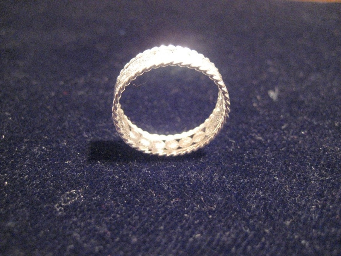 Filigree Fascia Ring - Etsy