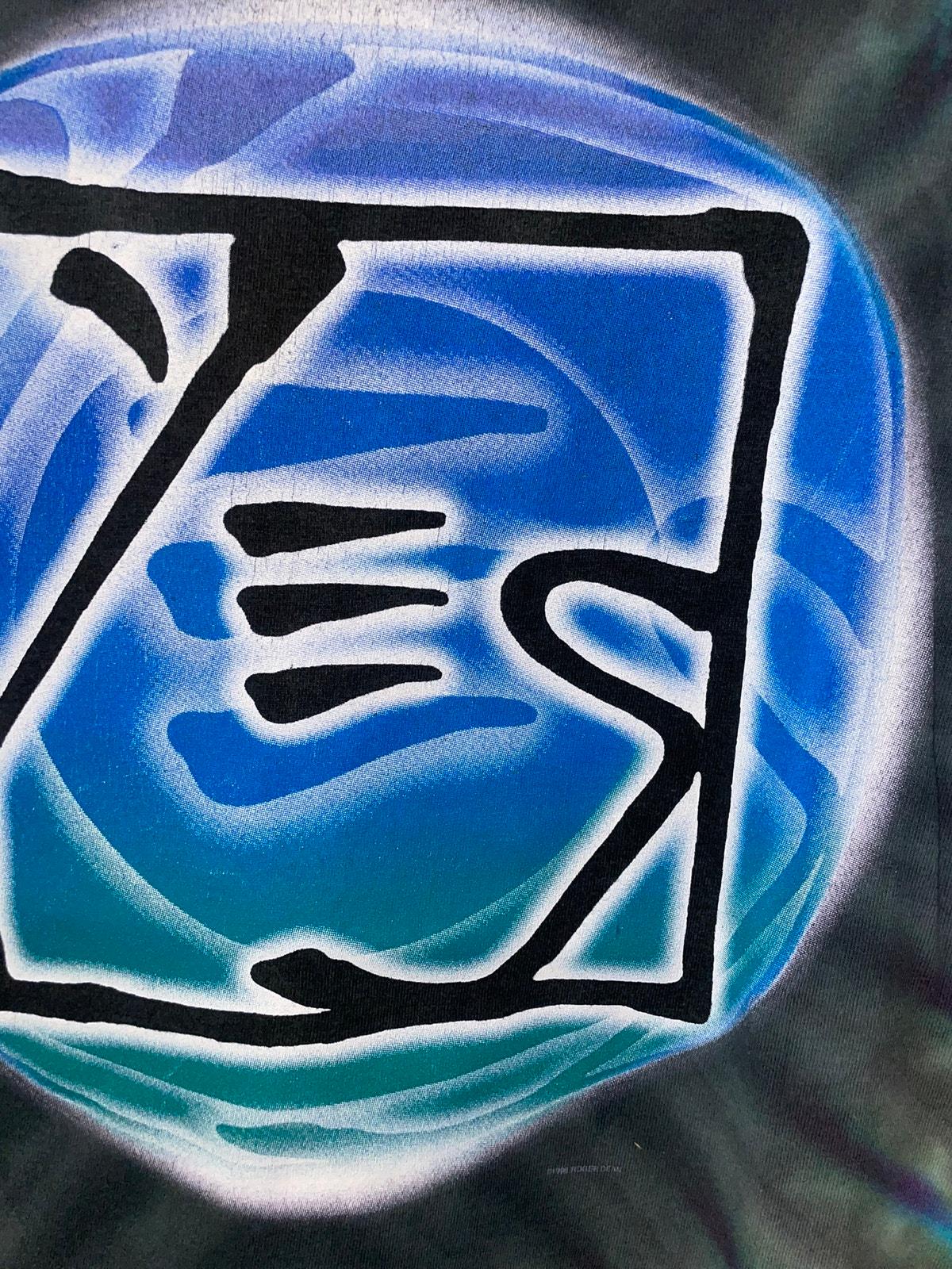 1998 Vintage Roger Dean Yes Band Tie Dye Music Shirt 90s 1990s VTG XL ...