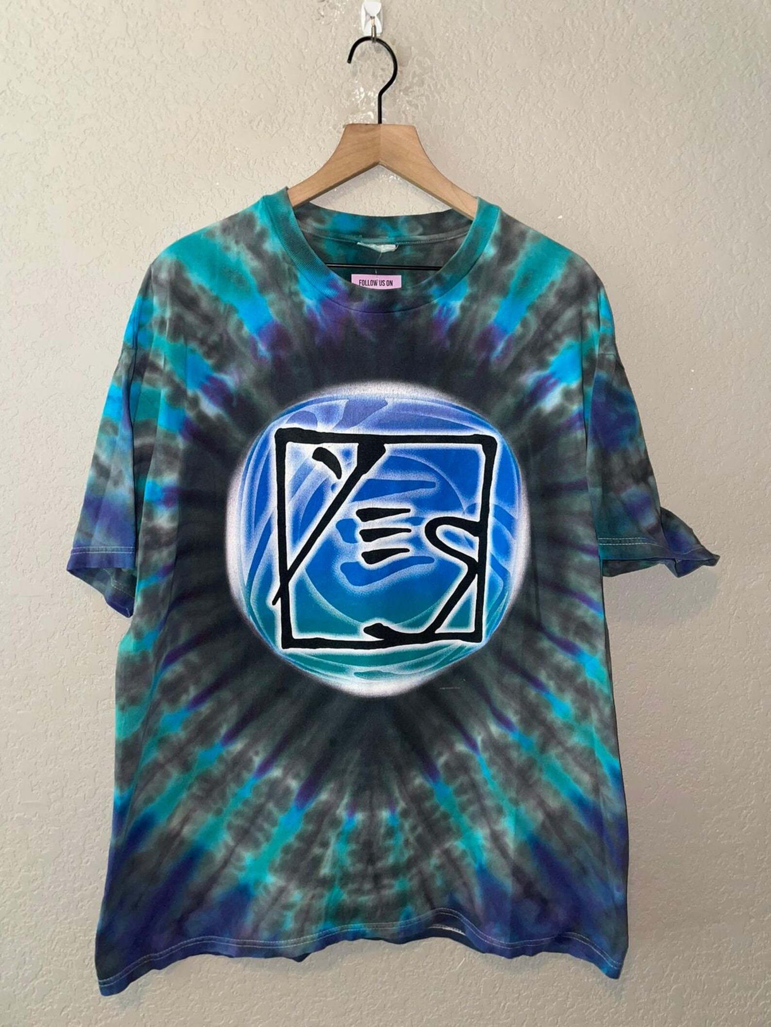 1998 Vintage Roger Dean Yes Band Tie Dye Music Shirt 90s 1990s VTG XL ...