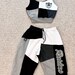 Custom College Patchwork Top and Sweatpants Set for Senior Grad Gift ...