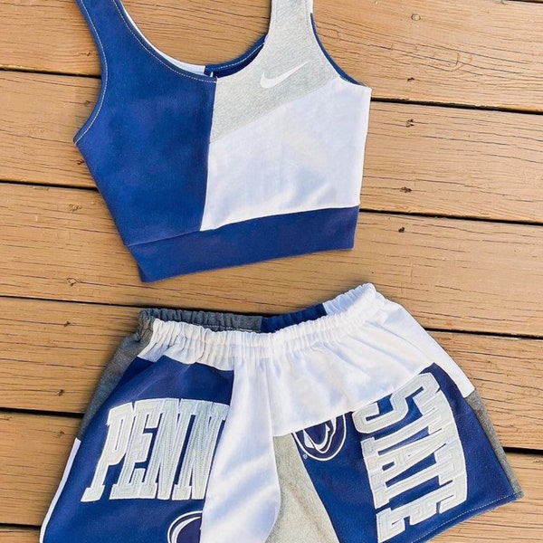 Crop Top and Shorts - Etsy