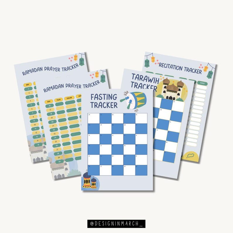 Kids Ramadan Planner | Salah, Good Deeds Tracker (PDF Download) - Etsy