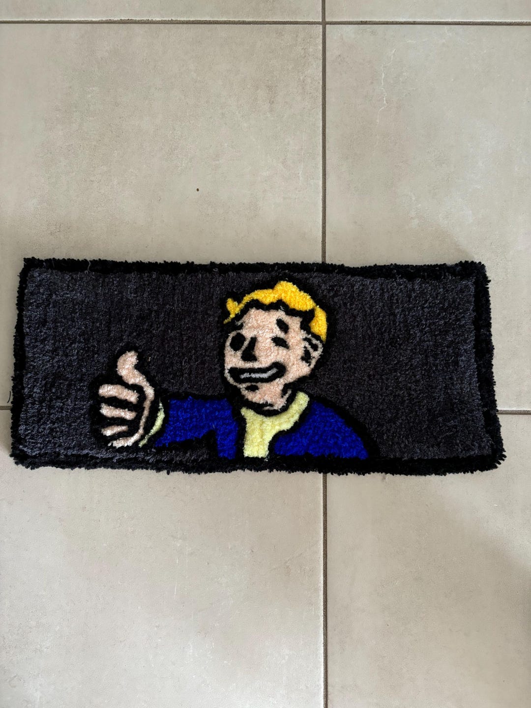 Fallout Vault Boy Keyboard Tufted Rug - Etsy