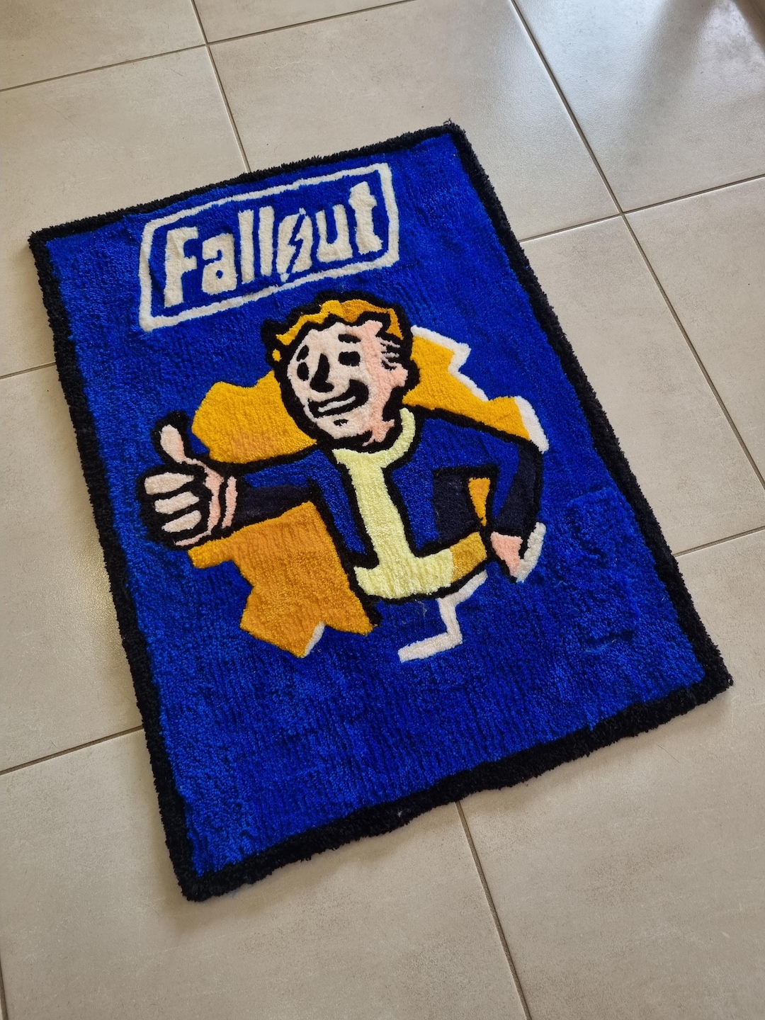 Fallout Vault Boy Tufted Rug - Etsy
