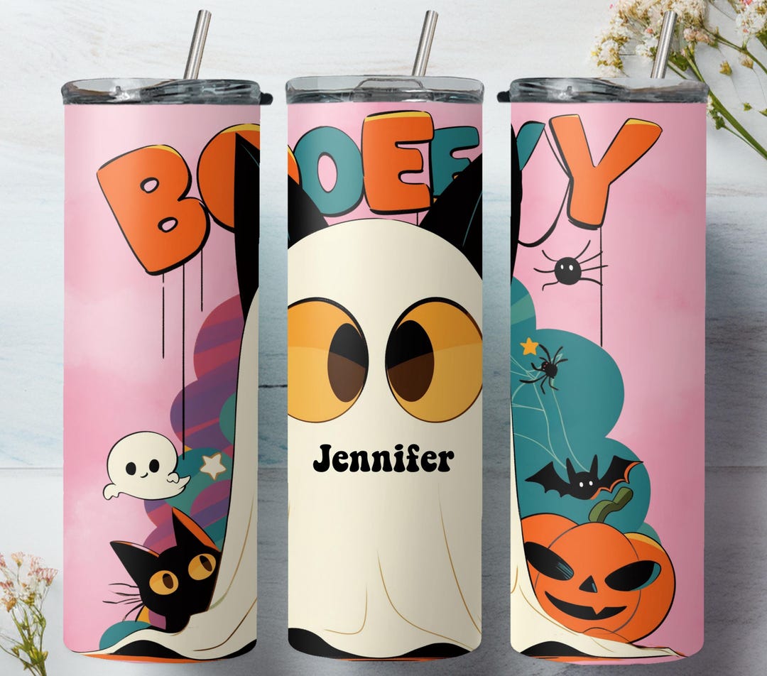 Spooky Tumbler, Bluey Tumbler, Bluey Booey Tumbler, Boo Spooky Shirt ...