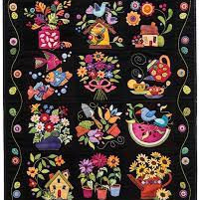 Wool Applique Patterns and Kits - Etsy