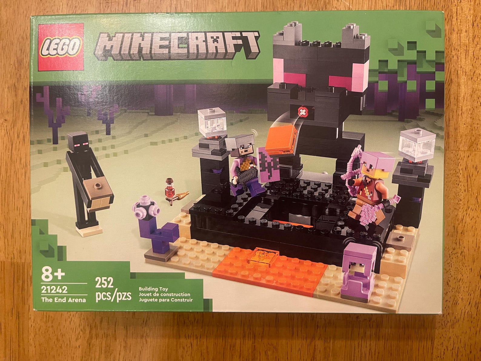 NIB Lego RETIRED Minecraft the End Arena 21242_lava, Ender Dragon and ...
