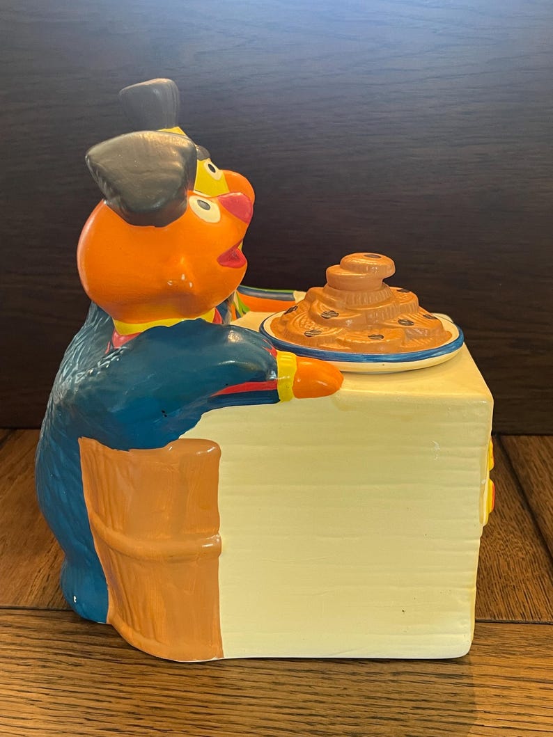 1970’s Bert, Ernie, and Cookie Monster Cookie Jar_vintage and Rare! - Etsy
