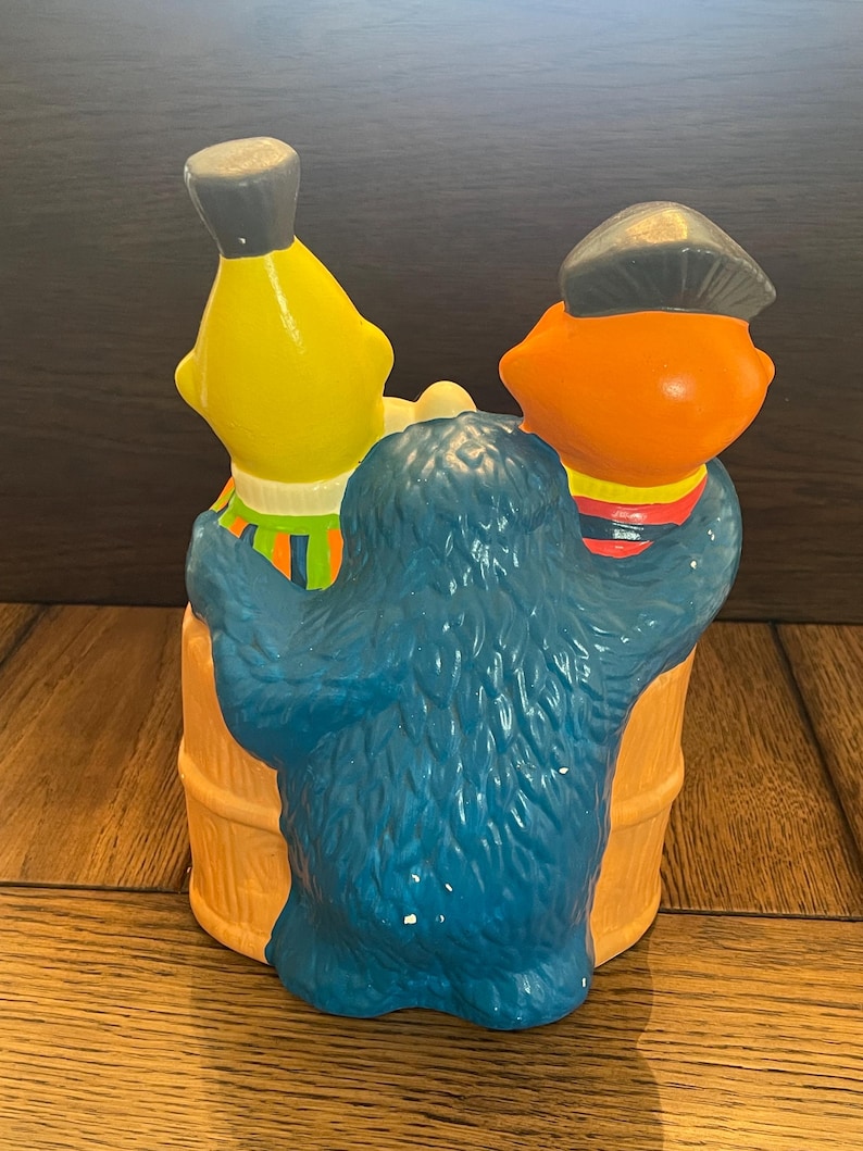 1970’s Bert, Ernie, and Cookie Monster Cookie Jar_vintage and Rare! - Etsy
