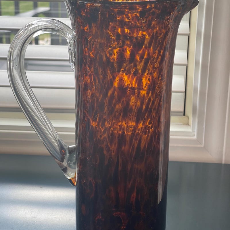 Tortoise Shell Glass - Etsy