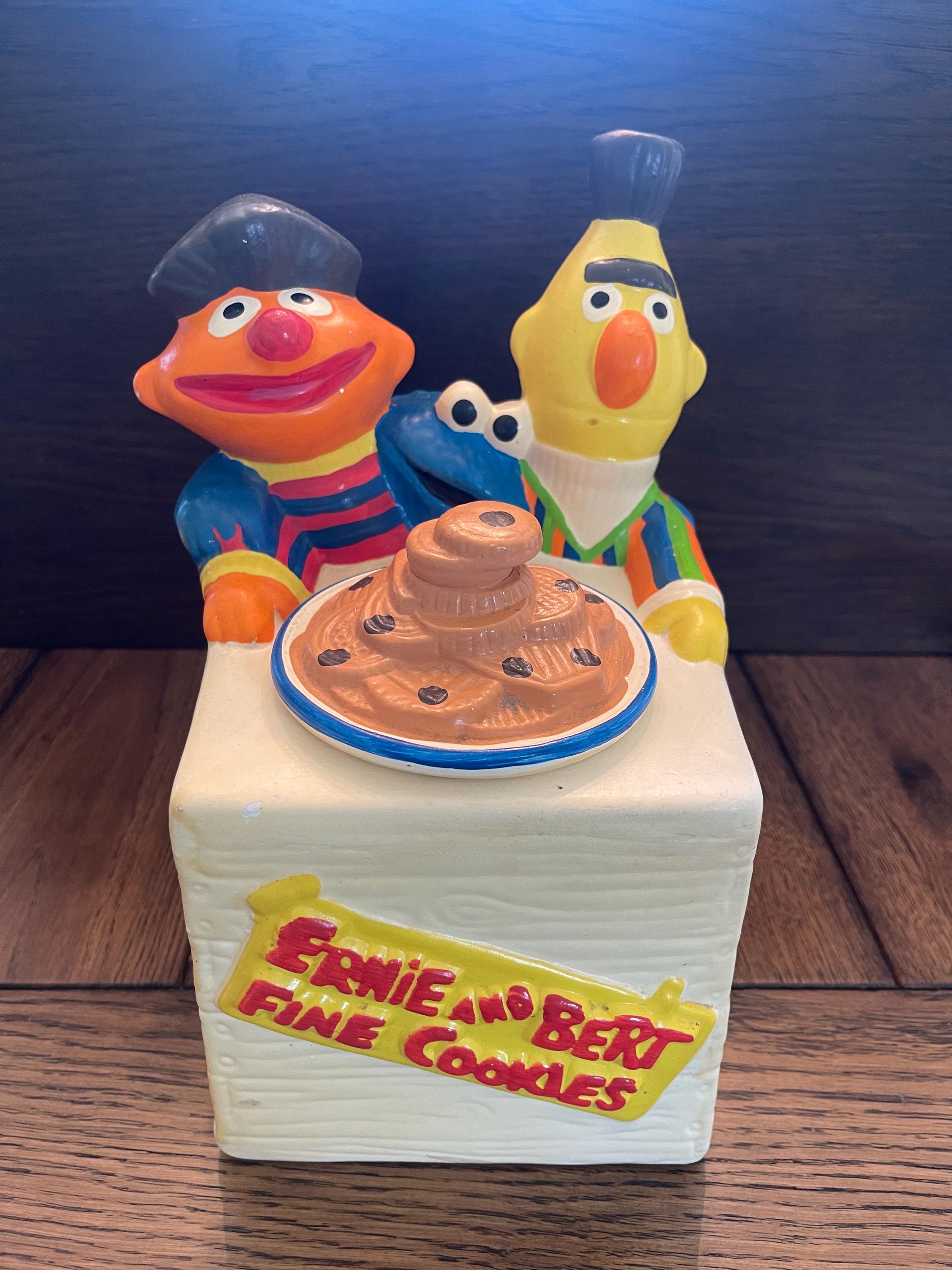 1970’s Bert, Ernie, and Cookie Monster Cookie Jar_vintage and Rare! - Etsy