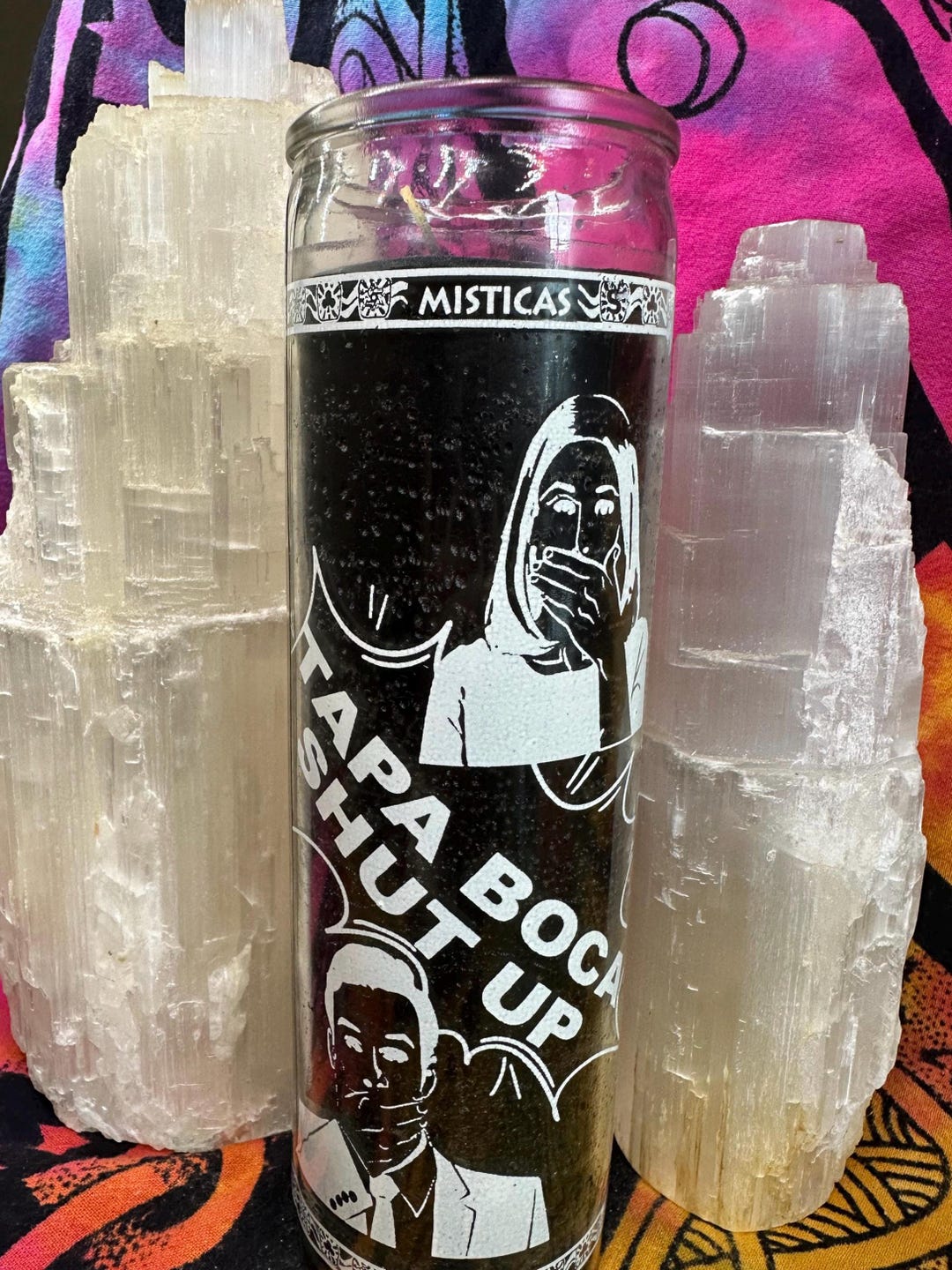 Veladora De Tapa Boca -- Shut up Candle - Etsy