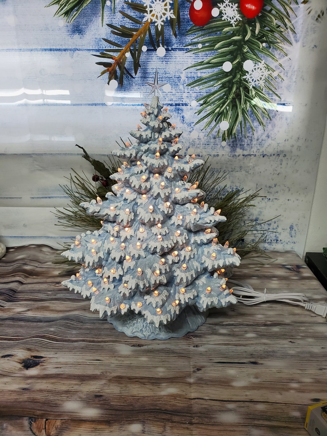 Made to Order 17 Frazier Fir Lighted Ceramic Christmas - Etsy