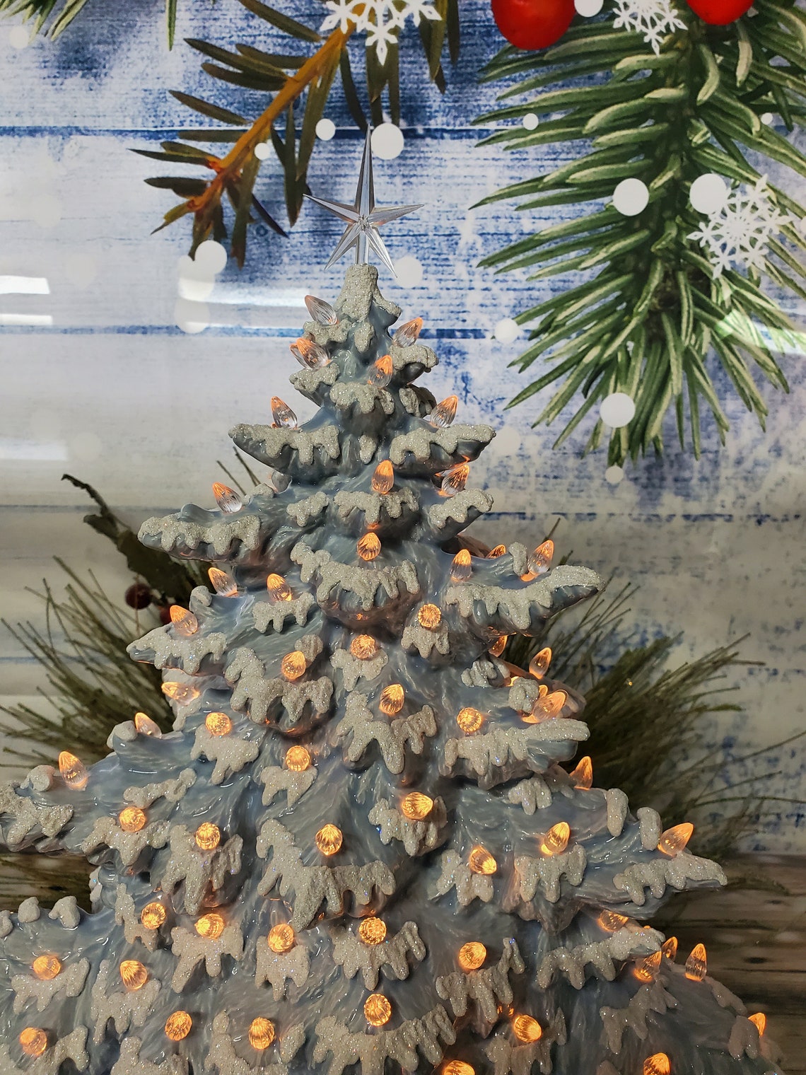 Made to Order 17 Frazier Fir Lighted Ceramic Christmas - Etsy