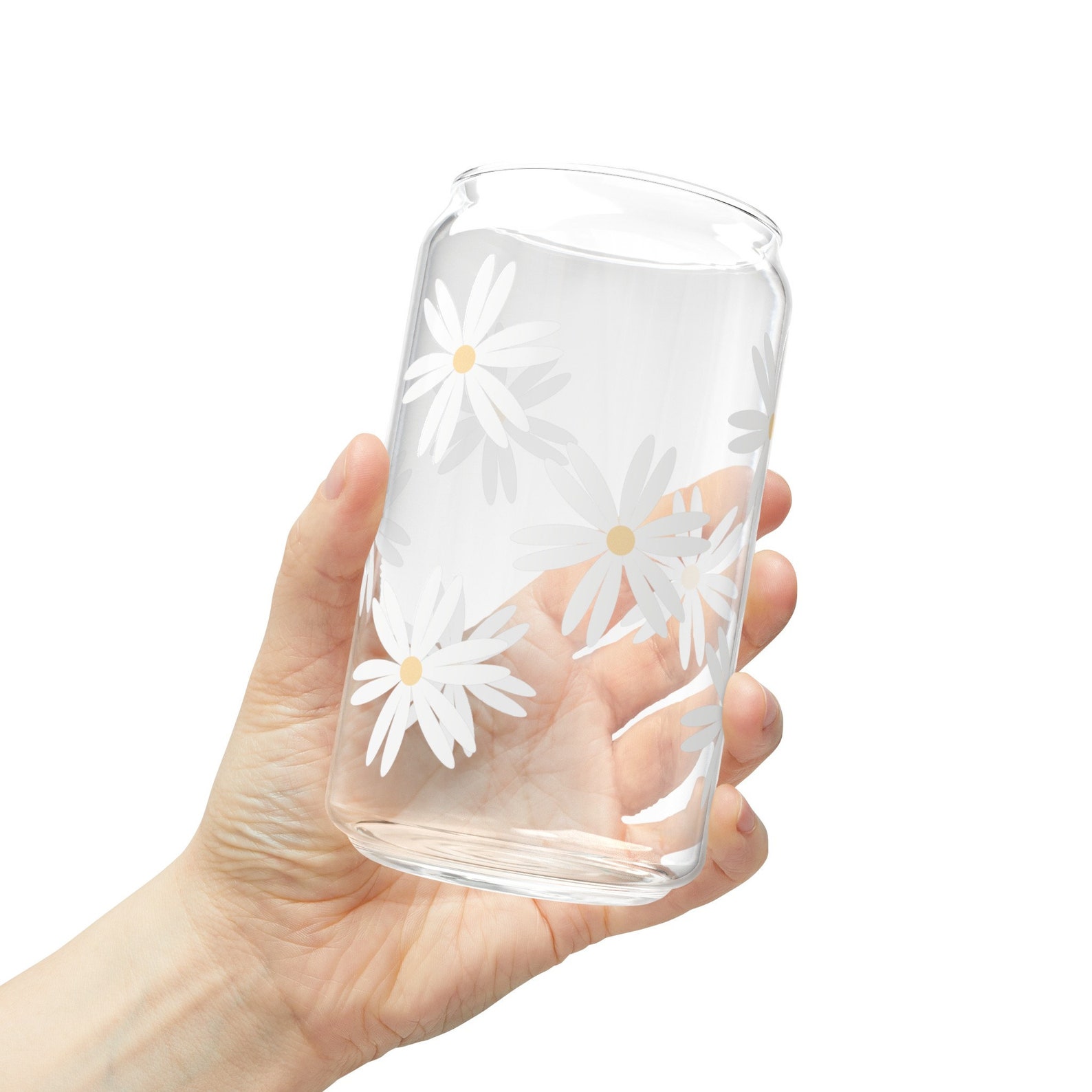 Flower Sipper Glass, 16oz - Etsy