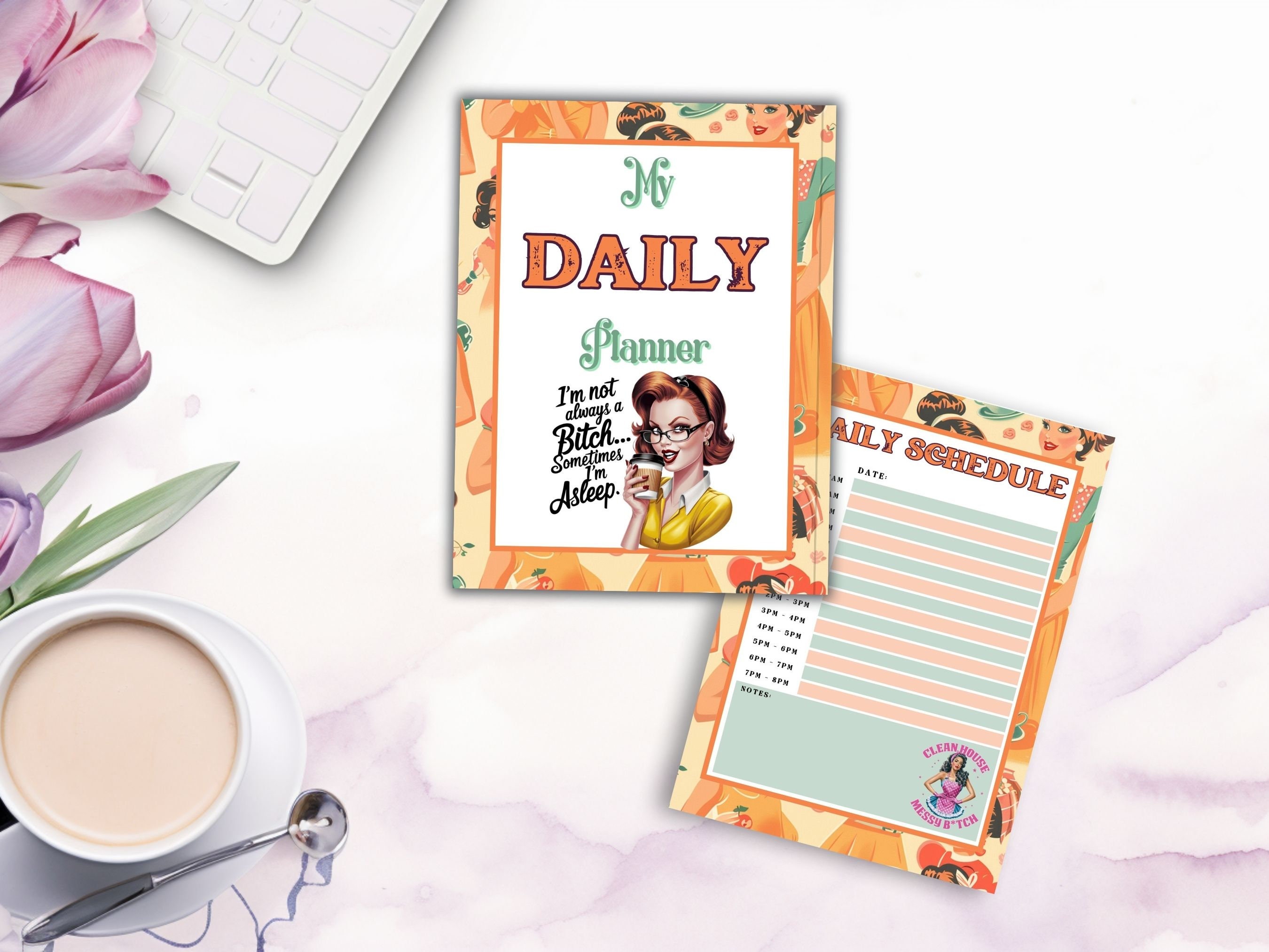 Sarcastic Daily Planner, Printable Daily Planner, Sarcastic Printable ...