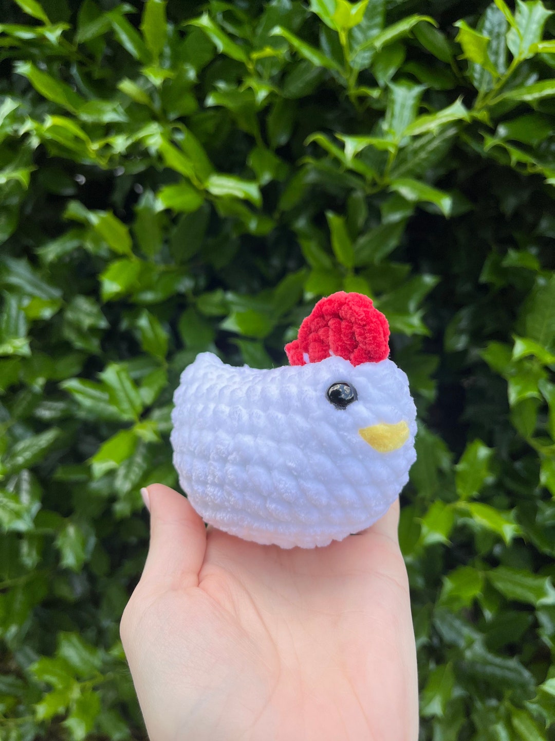 Crochet Mini Chicken Plushie Amigurumi Handmade Stuffed Animal - Etsy