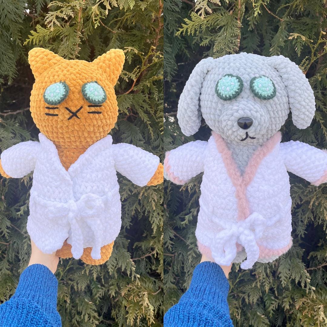 Spa Pets Pattern PDF Digital Download Amigurumi Stuffed Animal Crochet ...